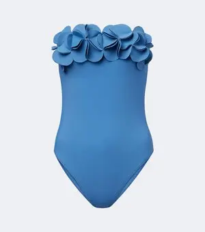 KARLA COLLETTO Floral Swimsuit - Blue