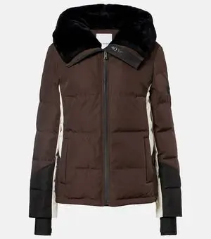 YVES SALOMON 64cm Down-filled Jacket - Brown