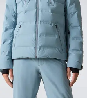 Aztech Mountain Nuke Hooded Down Ski Jacket - Blue