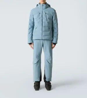 Aztech Mountain Nuke Hooded Down Ski Jacket - Blue
