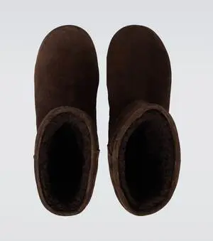 Balenciaga Alaska Soft Suede Ankle Boots - Brown