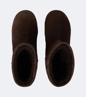 Balenciaga Alaska Soft Suede Ankle Boots - Brown