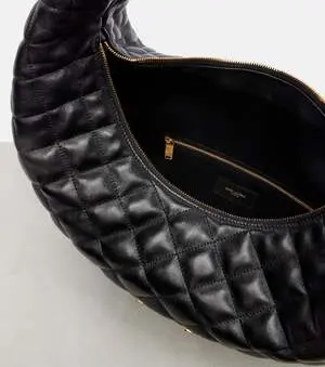 Saint Laurent Icare Quilted Leather Shoulder Bag
