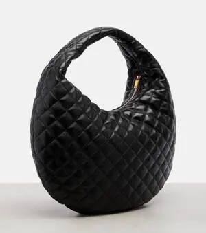 Saint Laurent Icare Quilted Leather Shoulder Bag