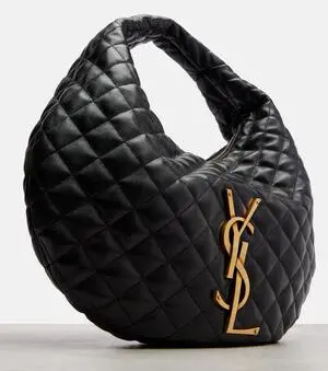 Saint Laurent Icare Quilted Leather Shoulder Bag