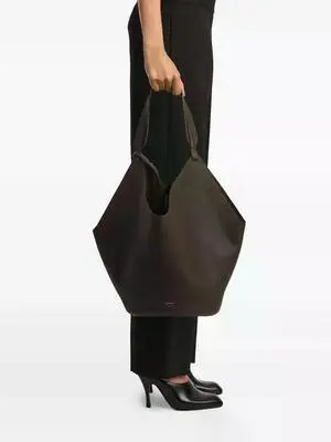 Khaite Lotus Leather Shoulder Bag