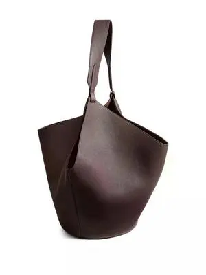 Khaite Lotus Leather Shoulder Bag