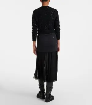 Dolce & Gabbana Silk And Cotton Midi Skirt
