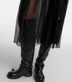 Dolce & Gabbana Silk And Cotton Midi Skirt