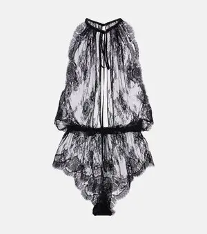 Dolce & Gabbana Lace Bodysuit - Black