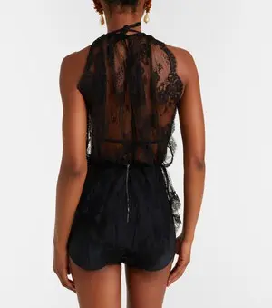 Dolce & Gabbana Lace Bodysuit - Black