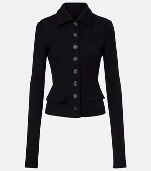 Dolce & Gabbana Virgin Wool Jacket - Black