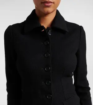 Dolce & Gabbana Virgin Wool Jacket - Black