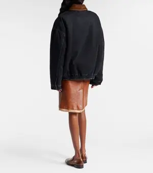 Miu Miu Logo Denim Jacket
