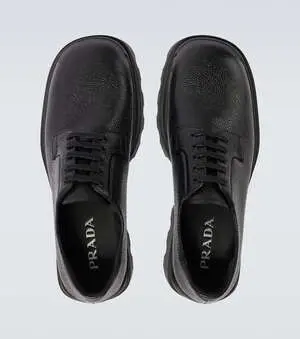 Prada Leather Derby Shoes