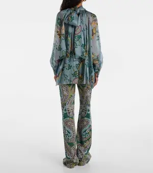 Etro Printed Silk Top
