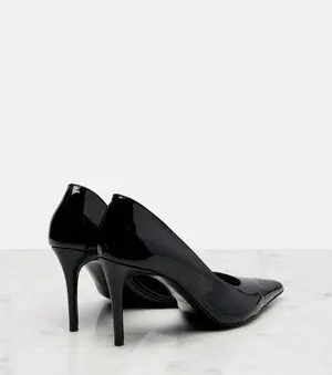 Khaite Jett D'orsay 85 Patent Leather Pumps - Black