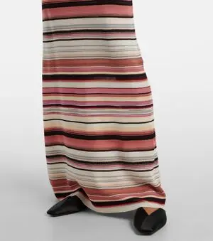 Missoni Striped Halterneck Maxi Dress - Multicoloured