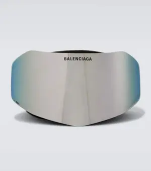 Balenciaga Logo Ski Goggles - Black