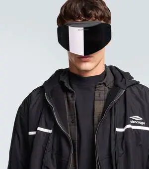 Balenciaga Logo Ski Goggles