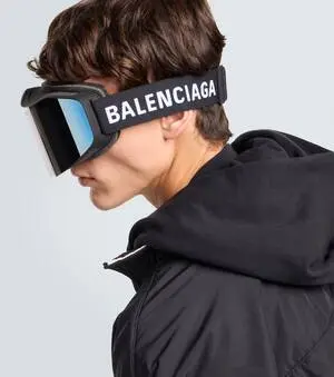 Balenciaga Logo Ski Goggles