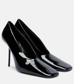 Victoria Beckham 100 Patent Leather Pumps - Black