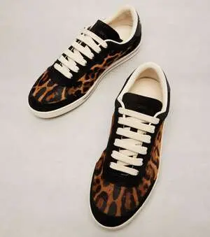 Dolce & Gabbana Saint Tropez Light Calf Hair Sneakers - Brown
