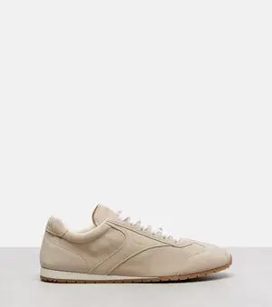 Prada Suede Lace-up Sneakers