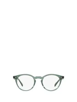 Oliver Spencer Oliver Peoples Round Frame Eyeglasses Green