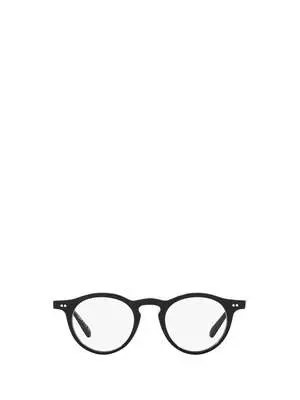 Oliver Spencer Rounded Eyeglasses - Black
