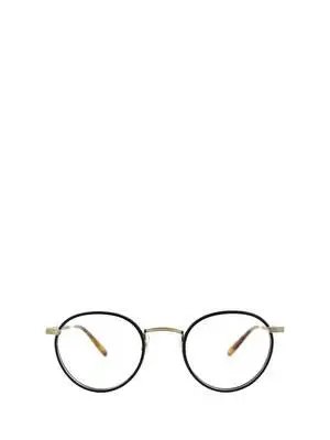 Garrett Leight Garrett Leight Unisex Eyeglasses Rounded Matte Black-tort