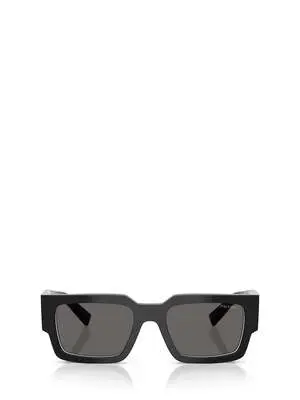 Prada Prada Eyewear Rectangle Sunglasses - Black / Talc