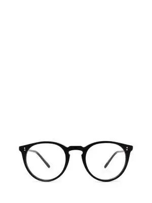 Oliver Spencer Round Frame Eyeglasses - Black