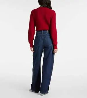 Sportmax High-rise Wide-leg Jeans