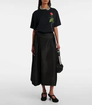 Simone Rocha Printed Cotton Jersey T-shirt
