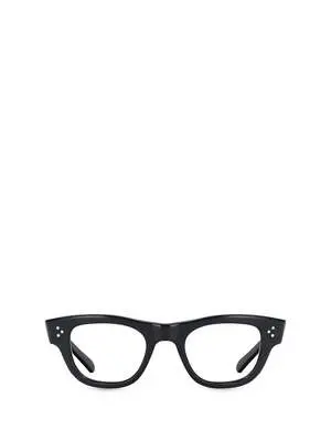 MR. LEIGHT Square Frame Eyeglasses Black Glass-shiny Black