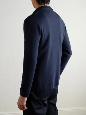 N.peal Cotton, Silk And Cashmere-blend Blazer
