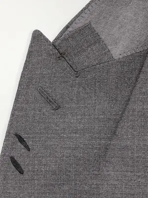 Mr P. Slim-fit Double-breasted Wool Suit Jacket