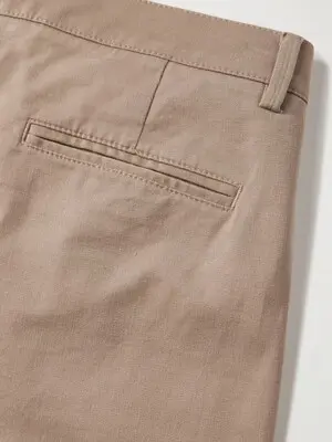 Massimo Alba Stan Tapered Pleated Trousers - Neutrals