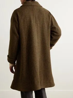 BODE Hedgerow Wool-tweed Coat - Brown