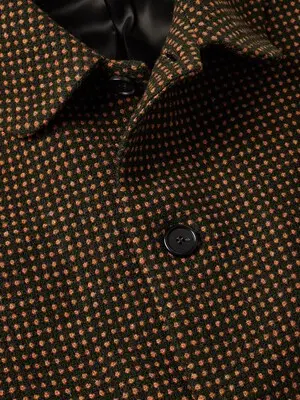 BODE Hedgerow Wool-tweed Coat - Brown