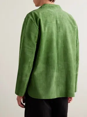 BODE Suede Overshirt - Green