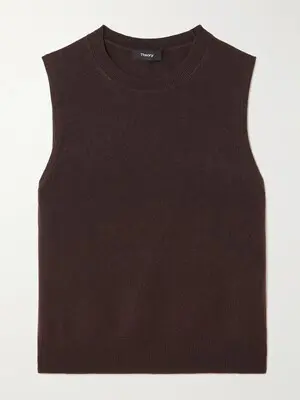 Theory Cashmere Tank - Brown