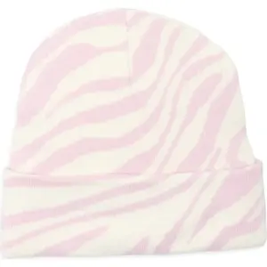 THE ACCESSORY COLLECTIVE Animal Stripe Beanie - Pink