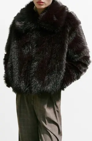 Mango Faux Fur Jackets For Women