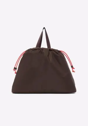 PELOTON Cinch Sack Crossbody Bag - Cocoa