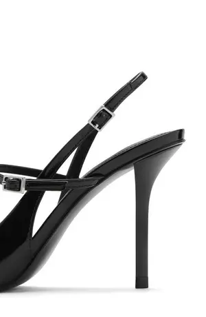 Mango Pointed Toe Slingback Pumps