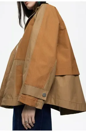 Bimba Y Lola A-line Trench Coat - Khaki