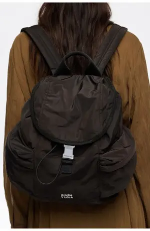 Bimba Y Lola Large Nylon Backpack