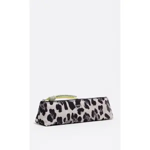 Bimba Y Lola Gray Leopard Print Nylon Case - Leopard Grey